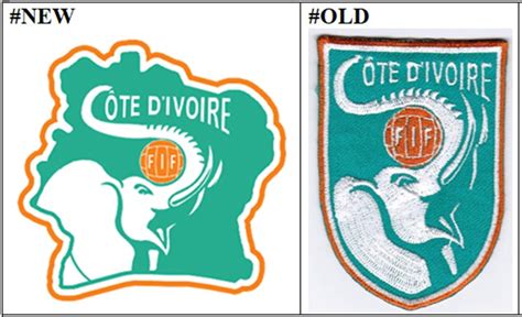 Ivory Coast Cote D Ivoire National Football Team Badge Iron On Etsy