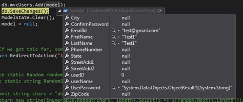 C Stored Procedure Call In Mvc 4 Ef5 Not Returning The Correct Data