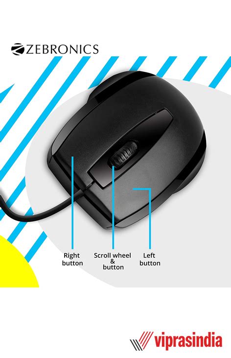 Mouse Zebronics Wired Usb Optical Zeb Alex ₹149 00