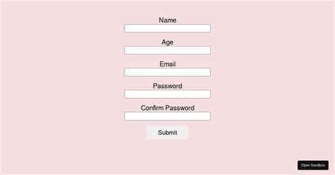 Zod Prac Codesandbox