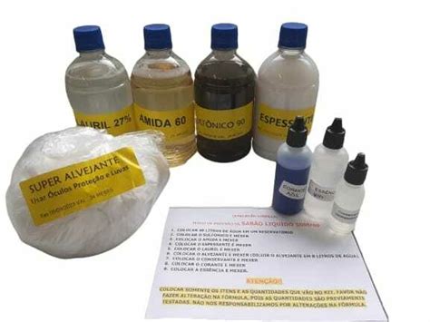 KIT PARA FABRICAÇÃO DE 50L DE SABÃO LIQUIDO MOMO UNI