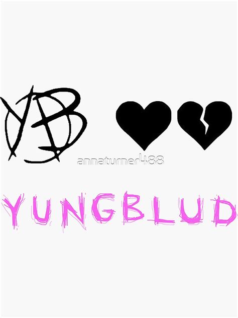 Yungblud Sticker Pack Sticker For Sale By Annaturner488 Redbubble