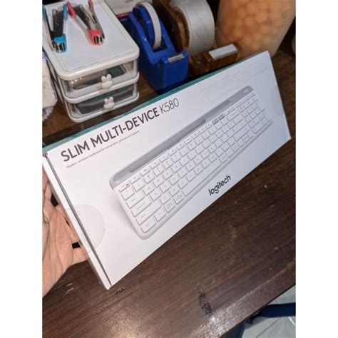 Jual Keyboard Logitech K580 Warna Putih Shopee Indonesia