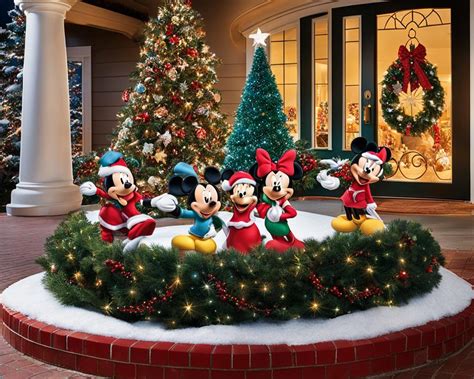 Unleash Magic With Disney Christmas Outdoor Decorations Pinshades