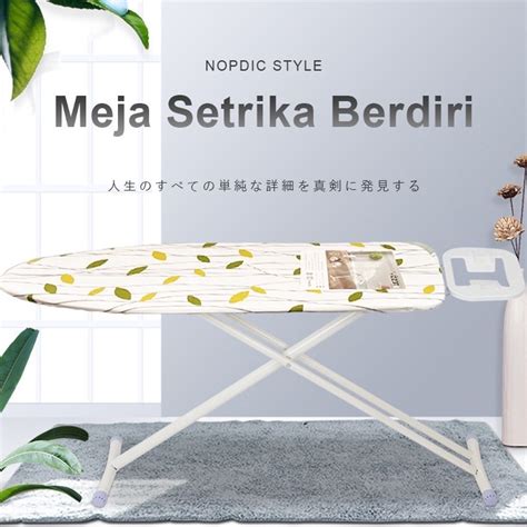Jual GmA MEJA SETRIKA LIPAT PAPAN SETRIKA TEMPAT SETRIKA BAJU HIQH