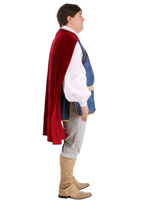 Mens Plus Size Snow White The Prince Costume
