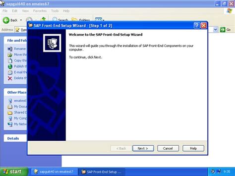 Sapgui For Windows Installation From Sapgui Distribution Server Key2sap