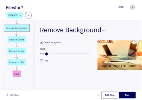 Convert TIFF To PES Bulk Conversion Filestar