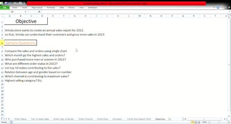 Excel Project Vrinda Store Data Analysis Overview This Repository… Mohammad Jeeshan