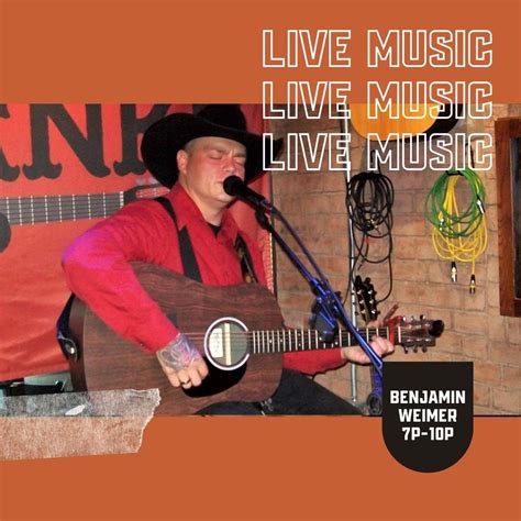 Live Music Benjamin Weimer Thick N Thin Brewing Co Hagerstown January 19 2024