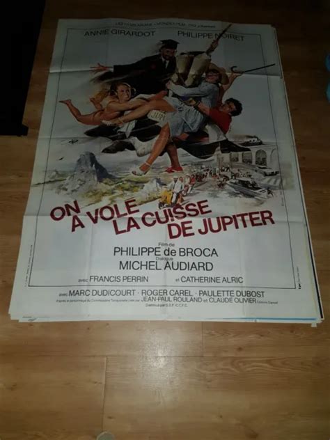 AFFICHE DE CINÉMA d époque ON A VOLE LA CUISSE DE JUPITER de 1980 120x160cm EUR 10 00