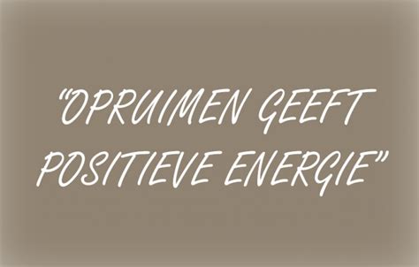 Je Huis Opruimen Tips