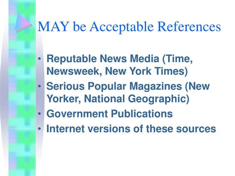 PPT General Principles For References PowerPoint Presentation Free