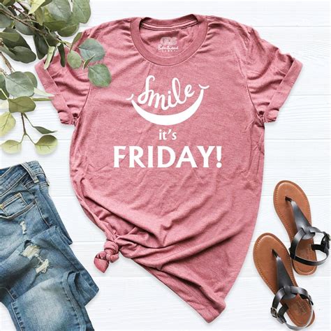 Teacher Friday Shirt Smile Its Friday Shirt Smile Shirt Weekend T
