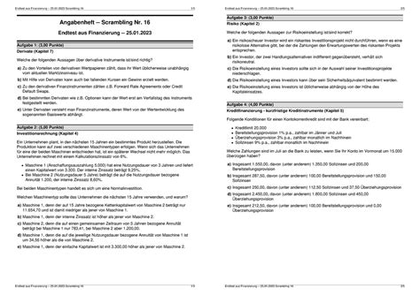Finanzierung Endtest Ws22 23 MC Angabenheft Scrambling Nr 16