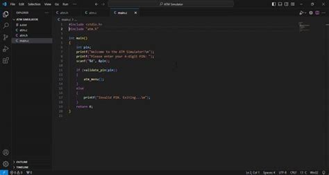 Aarya Shrivaastava On Linkedin C Cprogramming Pinnaclelabs Internship Vscode Cdevelopment