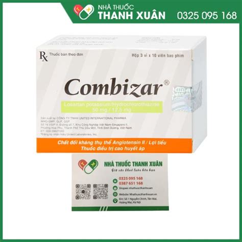Combizar Trị Tăng Huyết áp