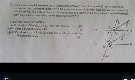 Two Lines Are Parallel To Each Other If Studyx
