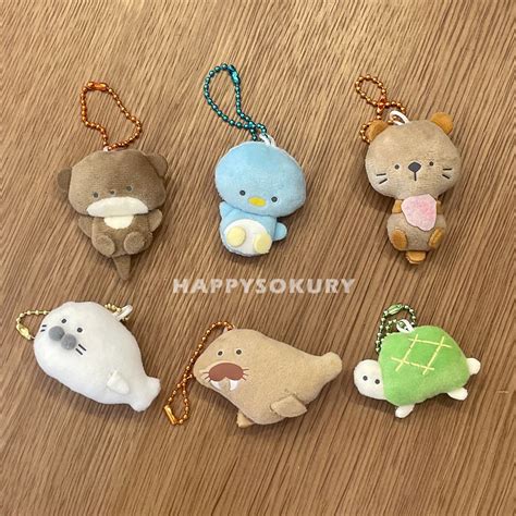 에르 동그란 눈동자의 수족관시리즈 해달 바다표범 바다코끼리 펭귄 수달 거북이 볼체인키링 위시버킷
