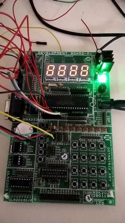 Interfacing 7segment Display With 8051microcontroller 0 9 Upcounter
