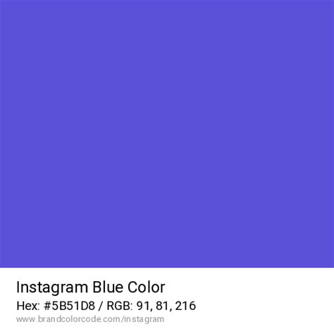 Instagram Brand Color Codes