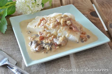 Bacalao al Vapor con Salsa de Vermú Chismes y Cacharros