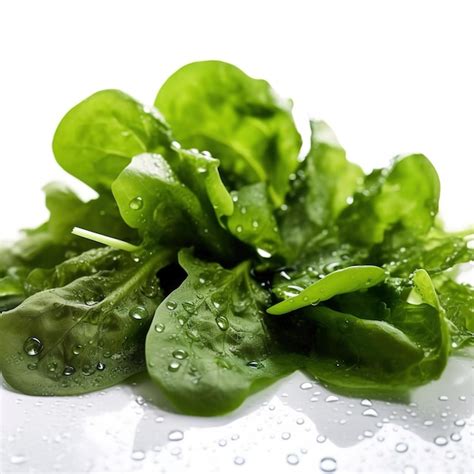Premium Ai Image Fresh Green Salad Leaves