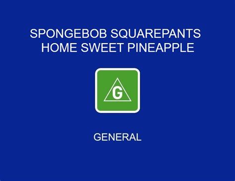 Spongebob Home Sweet Pineapple Vhs G Rated By Jackimo2007 On Deviantart