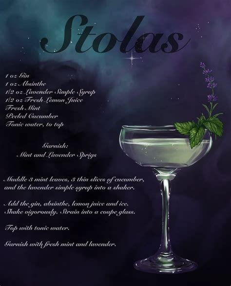 Stolas Helluva Boss Cocktail