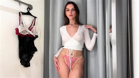 See Through Try On Haul Fitting Room