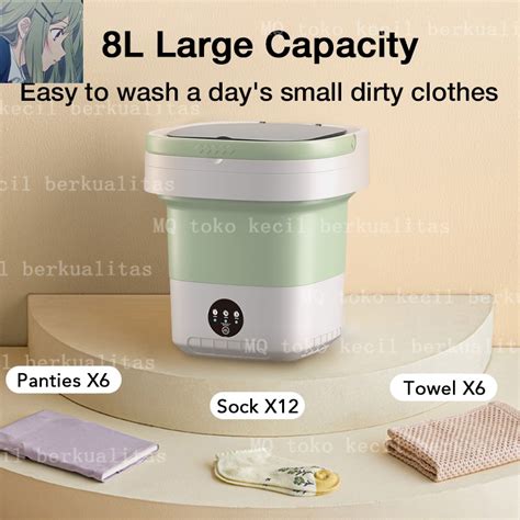 Jual Mesin Cuci Mini Portable 2 Tabung 8l Mesin Cuci Lipat Otomatis Mesin Pengering Pakaian