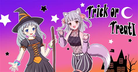 星娘 ハロウィン ルナ＆カリスト ホシガラスのイラスト Pixiv