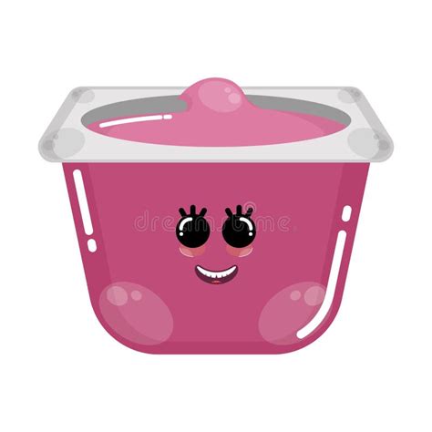 Happy Pudding Cup Stock Vector Illustration Of Graphic 190706619