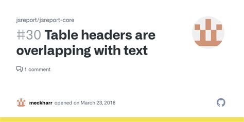Table Headers Are Overlapping With Text · Issue 30 · Jsreportjsreport Core · Github