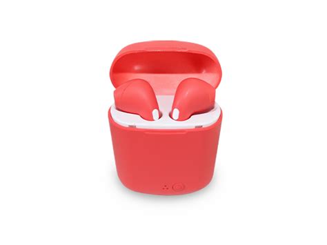 Wireless Earbuds In Rubberized Casing Coral Techspot