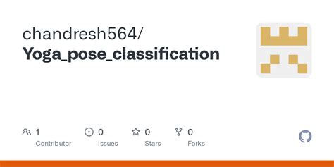 Github Chandresh Yoga Pose Classification