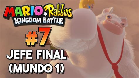 Mario Rabbids Kingdom Battle Parte 7 Jefe Rabbid Kong Youtube