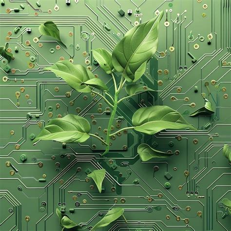 Ecofriendly Technology Innovation Concept Art Premium Ai Generated Image