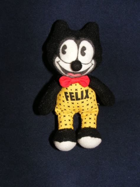 Felix The Cat Felix The Cat Doll Felix Stuffed Doll Stuffed Etsy