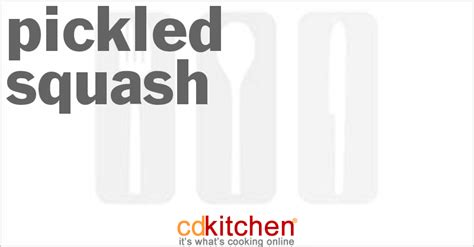 Pickled Squash Recipe