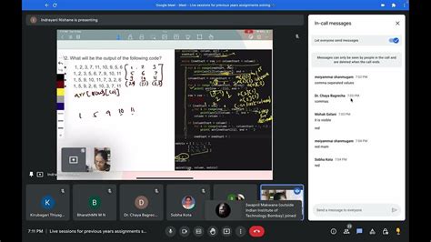 The Joy Of Computing Using Python Live Problem Solving Session Week