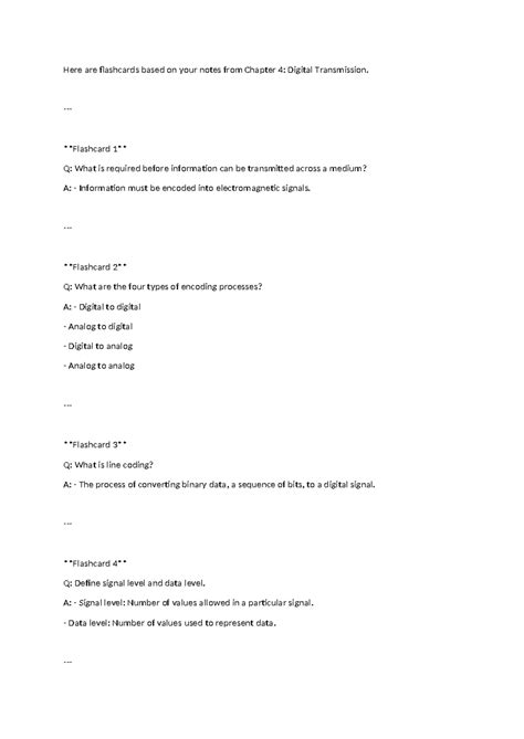Chapter 4 Note Flashcard Here Are Flashcards Based On Your Notes