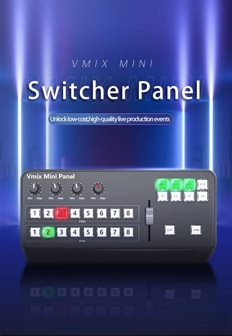 Mvs8 Broadcast Video Streaming Switcher Video Vmixandobs Switcher Live Streaming Broadcast