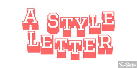 A Style Letter Font Animated  Logo Designs