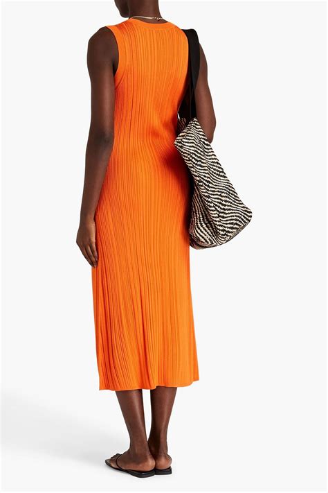 Joseph Ribbed Knit Midi Dress The Outnet