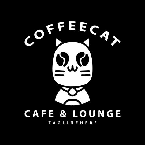 Vintage Coffee Cat Illustration For T Shirt Poster Logo Sticker