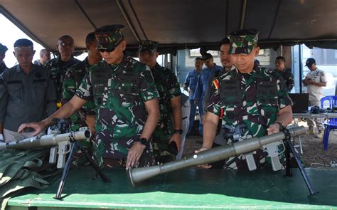 Dampingi Wadan Kormar Dankolatmar Hadir Pada Uji Fungsi Senjata Atgl