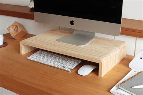 幸福優木 木作設計館 Yomu Design ㄇ型架 螢幕架 電腦架 鍵盤架 木頭架子 質感木製品 客製訂製 台灣台 Flickr