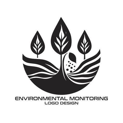 Premium Vector Environmental Monitoring Vector Logo Design