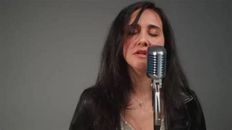 Close View Of Singer In Black Leather Ja Stock Video Pond5